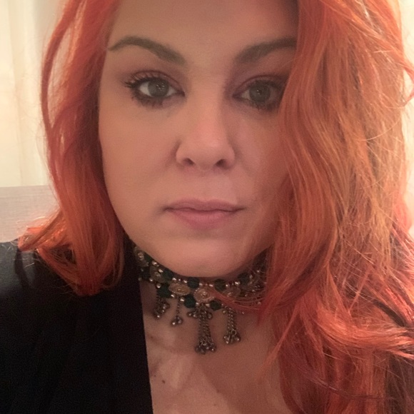Vintage | Jewelry | Vintage Green Silver Gypsy Choker Necklace | Poshmark